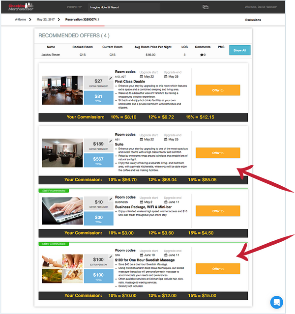 NOR1 - data-driven upsell platform for the hotels